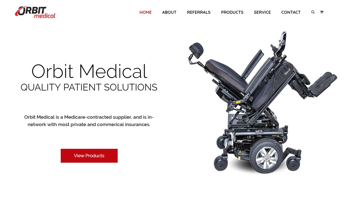 Orbit Medical Website, SEO - CueCamp Web Design Agency in Naperville