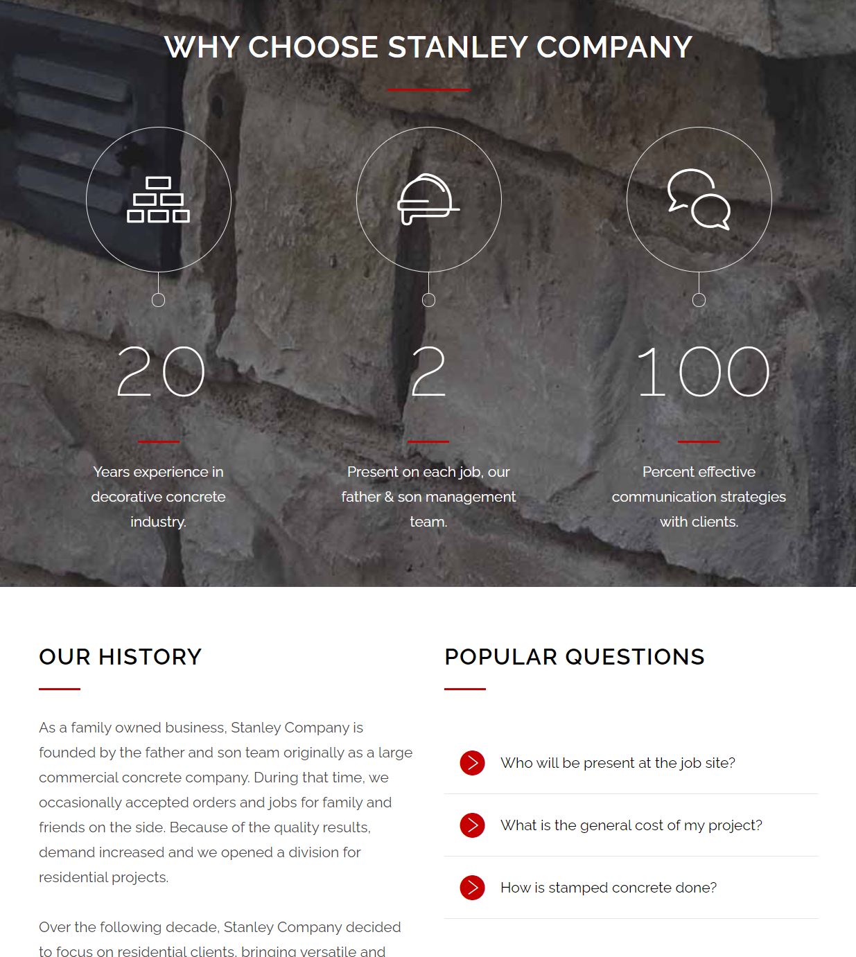 Search Rank: Stanley Company - CueCamp Inbound Marketing & SEO